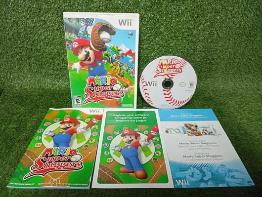 Mario Super Sluggers | Item, Box, and Manual | Wii