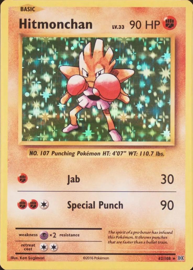 Hitmonchan [Holo] #62 Prices | Pokemon Evolutions | Pokemon Cards