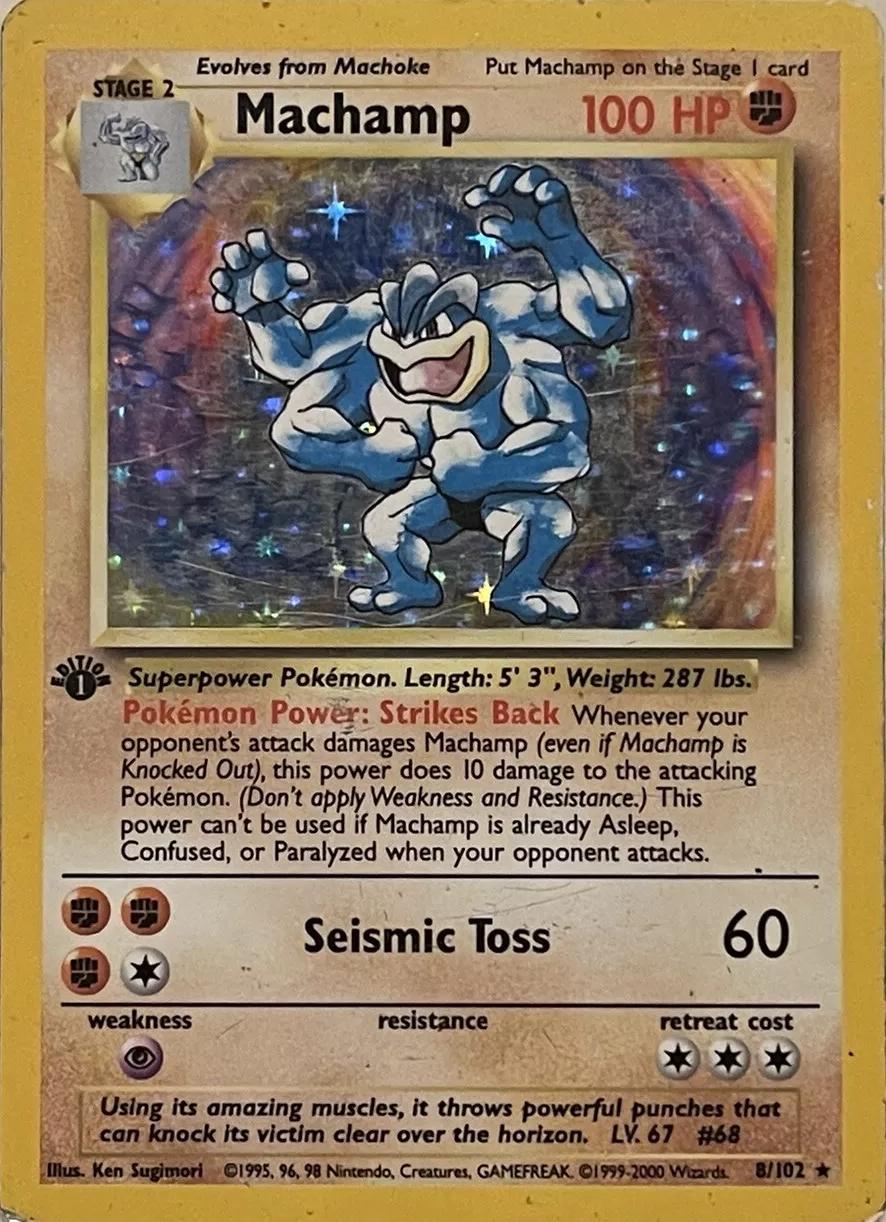 Machamp [1999-2000] #8 Prices | Pokemon Base Set | Pokemon Cards
