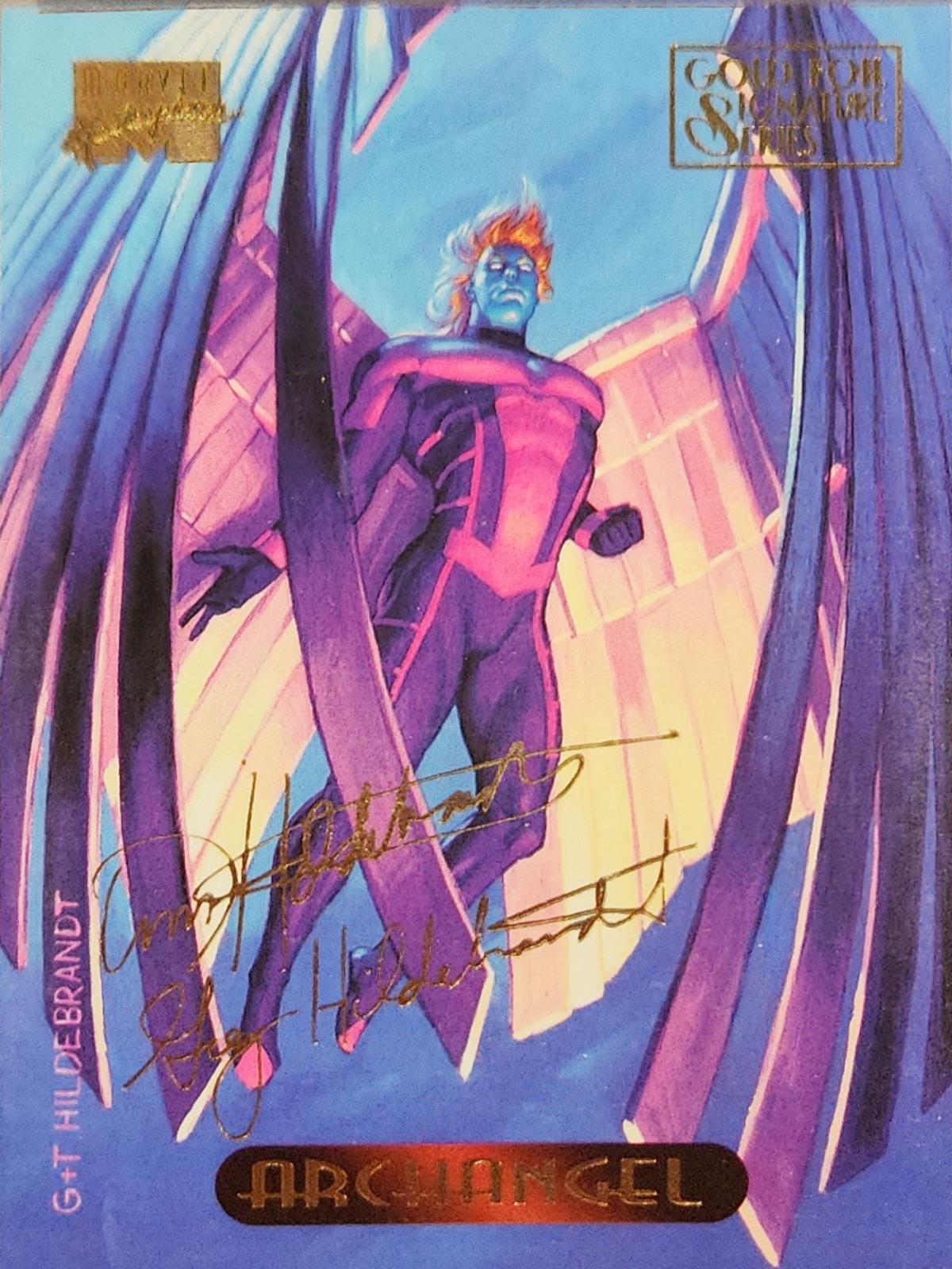 Archangel [Gold Foil Signature] #2 Precios | Marvel 1994 Masterpieces ...