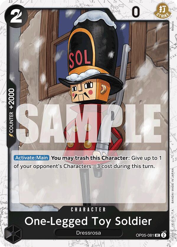 One-Legged Toy Soldier [Jolly Roger Foil Foil] OP05-081 Prices | One ...