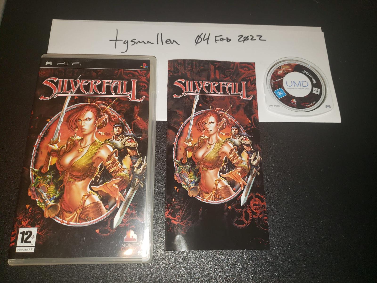 Silverfall | Item, Box, and Manual | PAL PSP