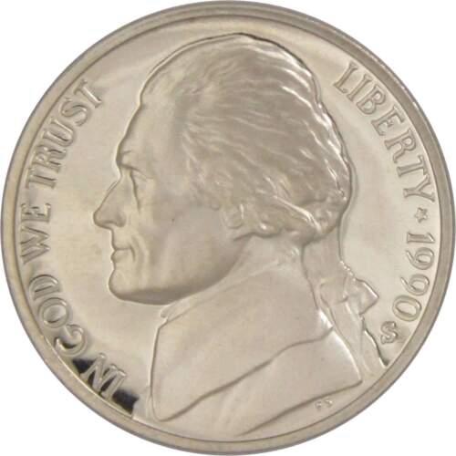 1990 S [PROOF] Jefferson Nickel Prices | Ungraded, NGC, PCGS Values