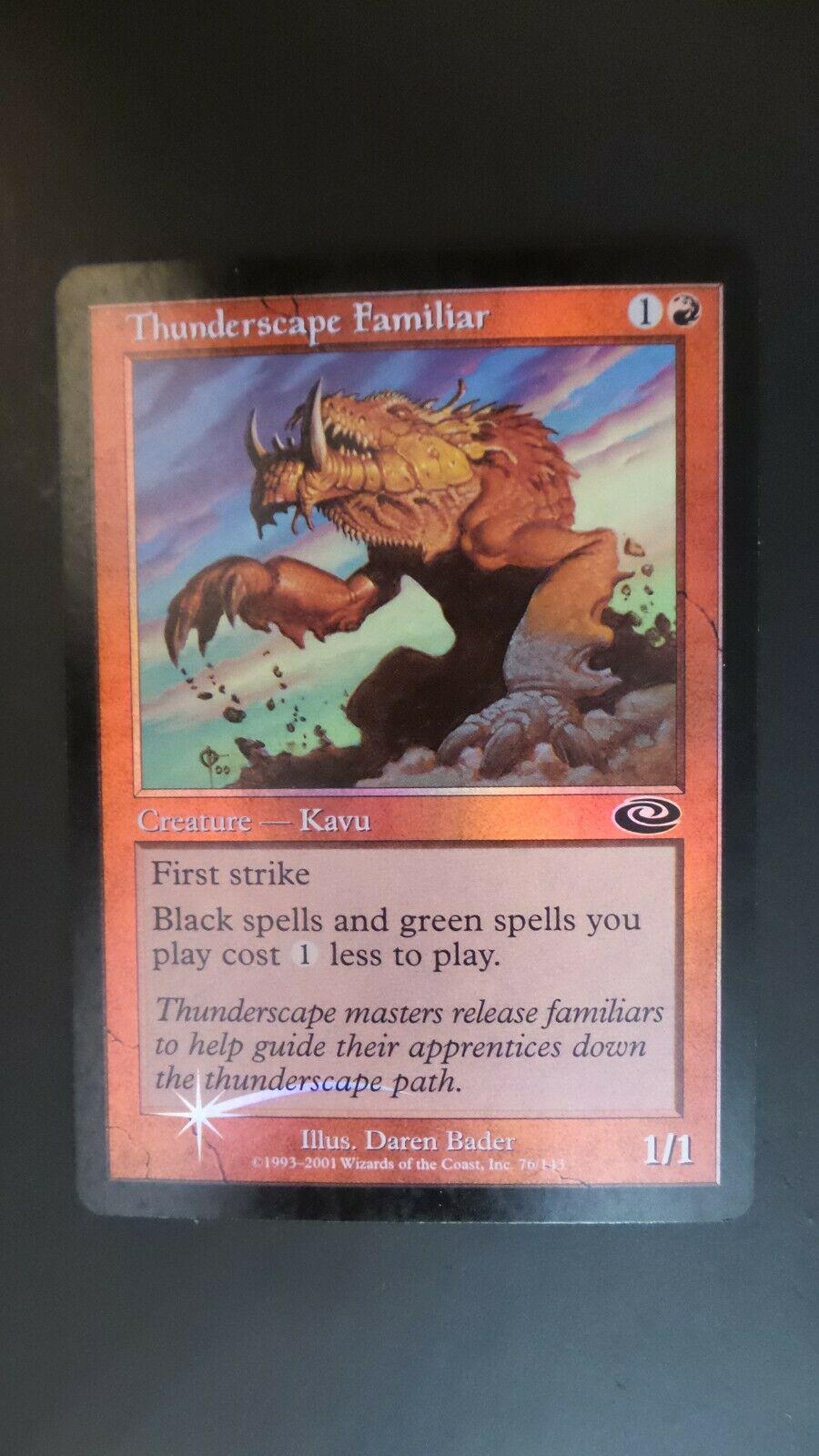 Thunderscape Familiar [Foil] Prices | Magic Planeshift | Magic Cards