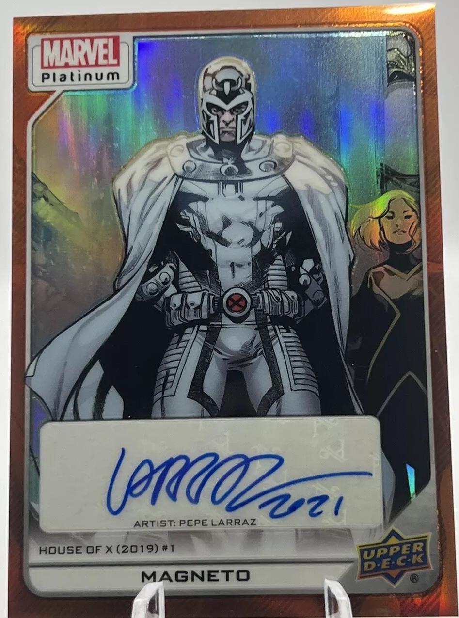 Magneto [Creator Auto Orange Rainbow] #164 Prices | Marvel 2023 Upper ...