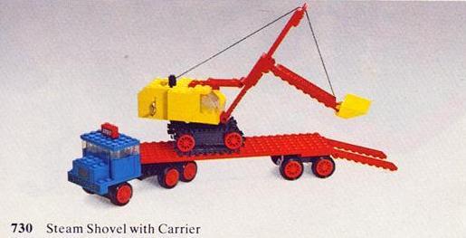 Steam Shovel with Carrier #730 LEGO Set Prices | New, Boxed, Loose Values