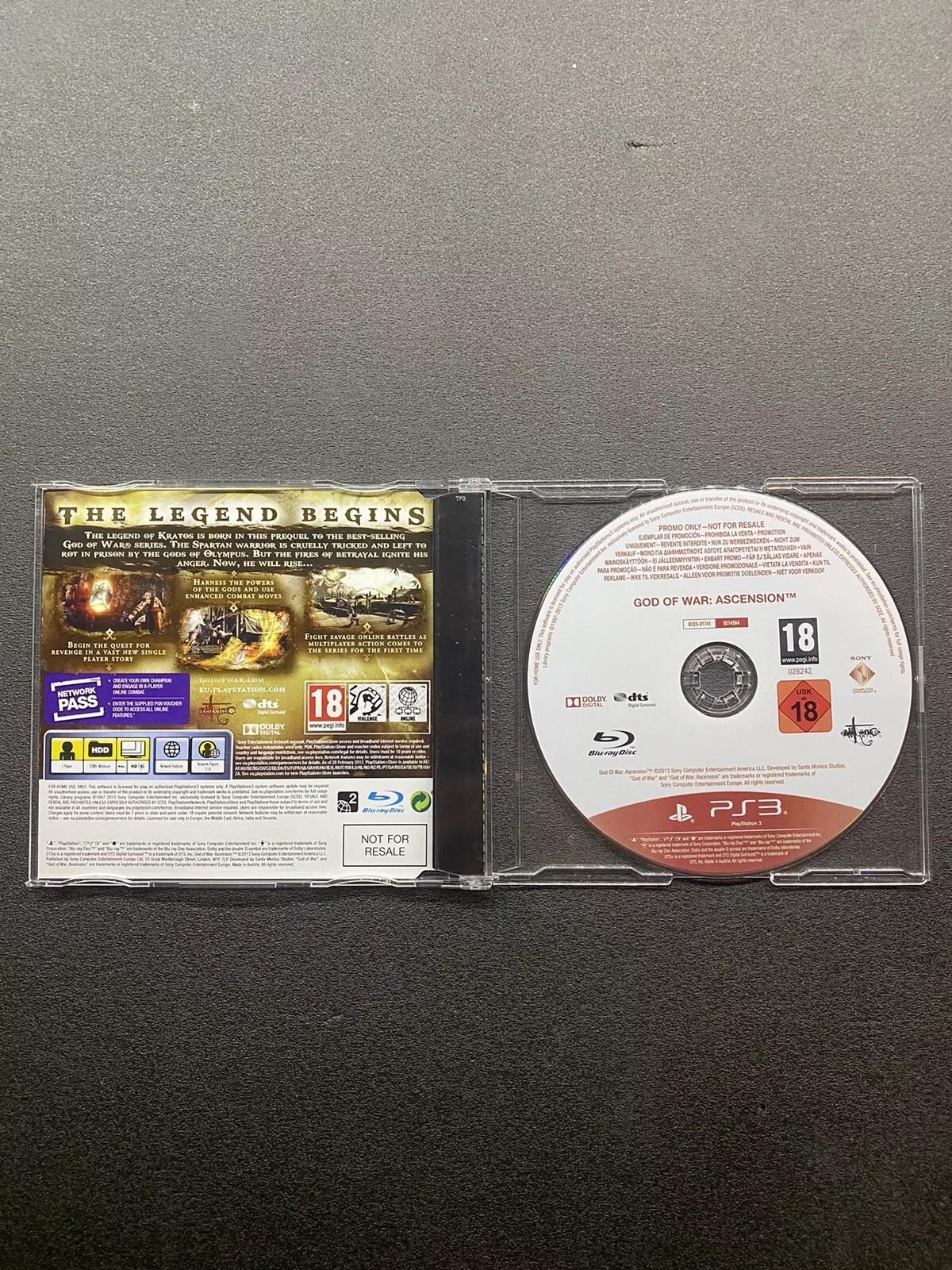 God Of War: Ascension [Promo Only - Not For Resale] Prices PAL ...