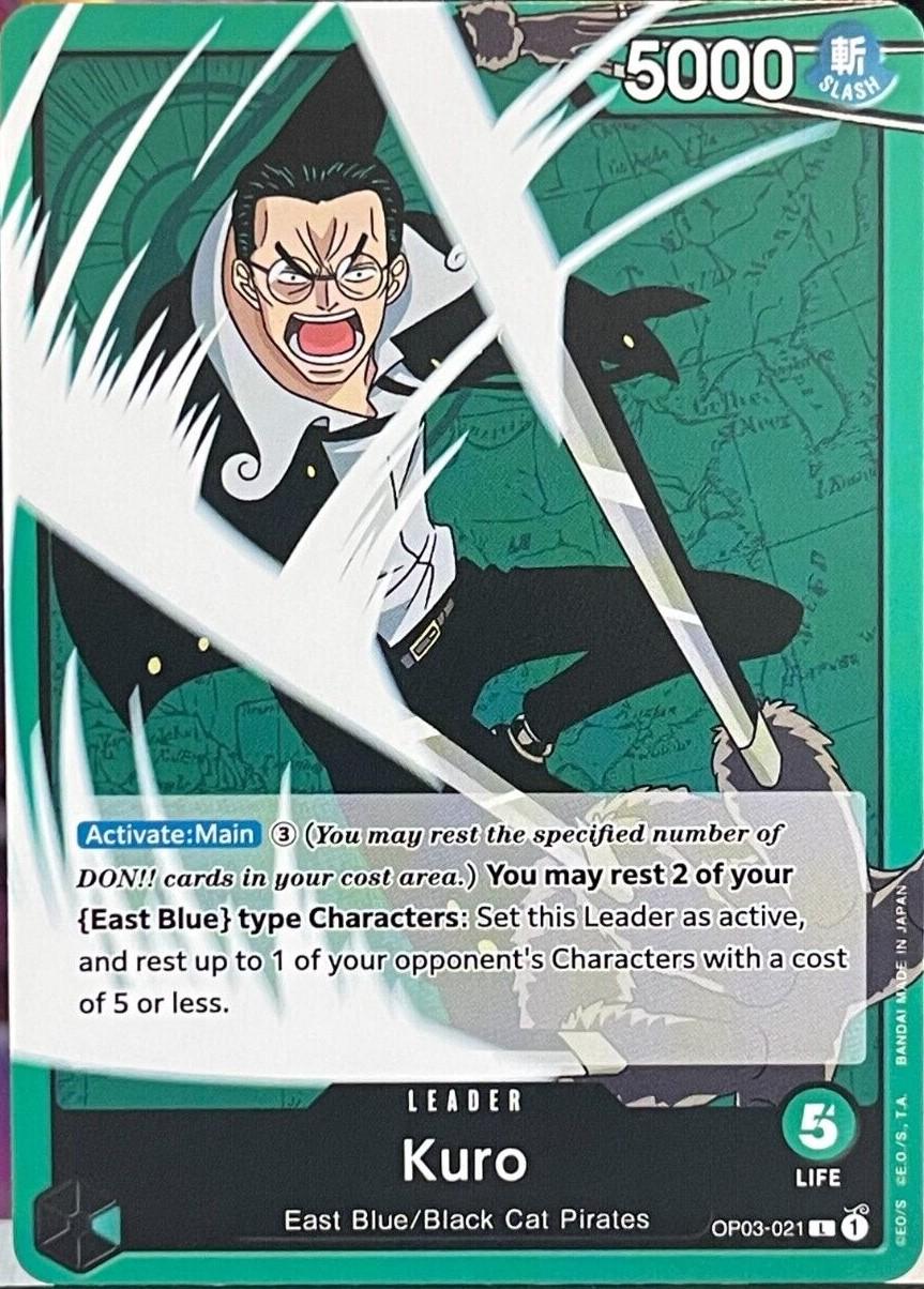 Kuro OP03-021 Prices | One Piece Pillars of Strength | One Piece Cards