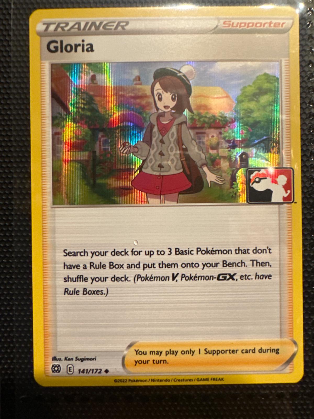 Gloria [Holo Prize Pack Stamp] #141 Prices | Pokemon Brilliant Stars ...