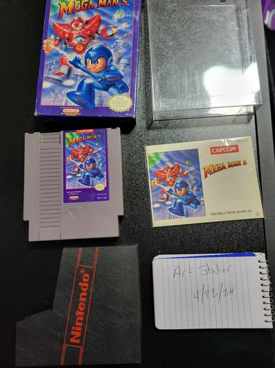 Mega Man 5 | Item, Box, and Manual | NES