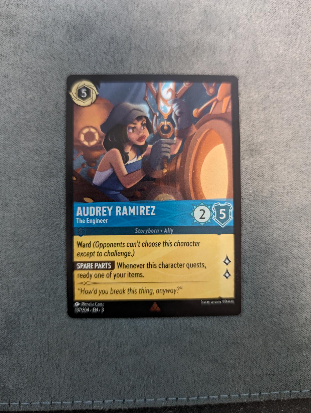Audrey Ramirez [Foil] #137 Prices | Lorcana Into the Inklands | Lorcana ...