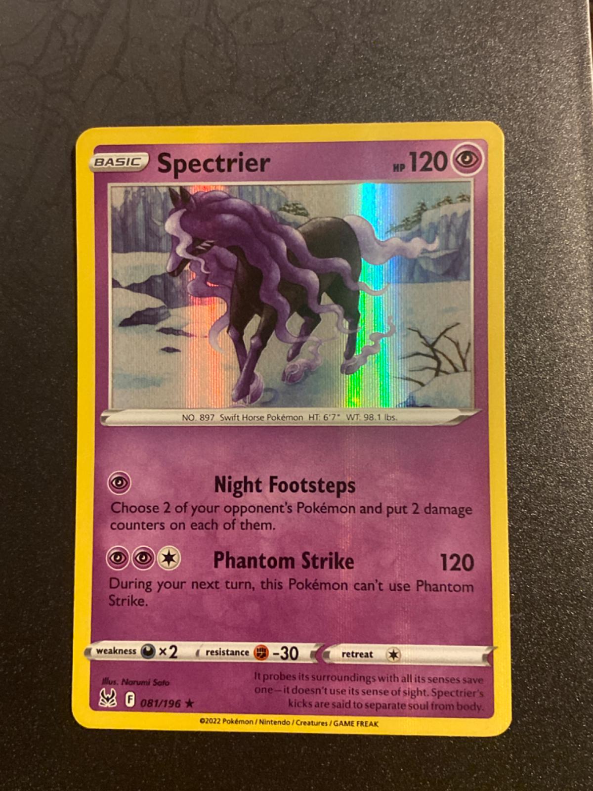 Spectrier [Holo] #81 Prices | Pokemon Lost Origin | Pokemon Cards