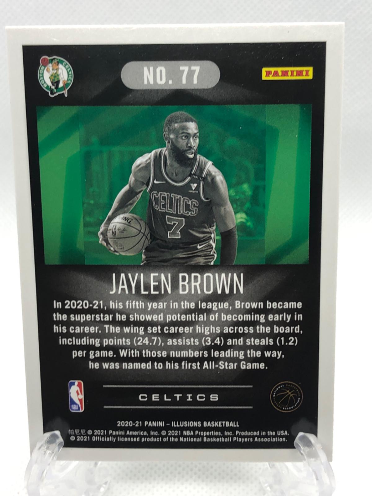 Jaylen Brown #77 Prices | 2020 Panini Illusions | Basketball Cards