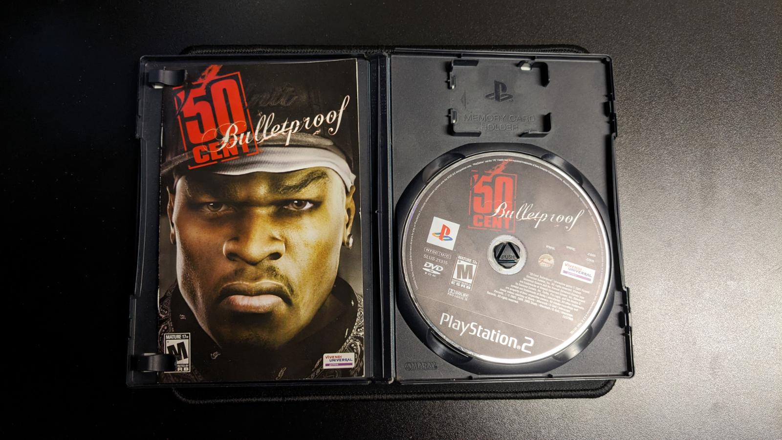 50 Cent Bulletproof | Item, Box, and Manual | Playstation 2