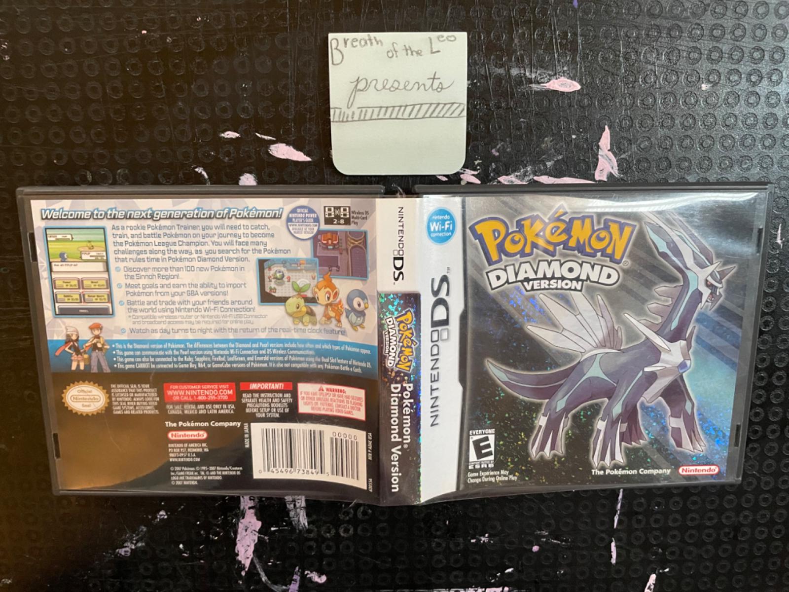 Pokemon Diamond | Item, Box, and Manual | Nintendo DS