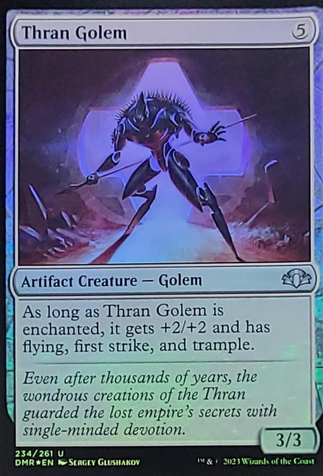 Thran Golem [Foil] #234 Prices | Magic Dominaria Remastered | Magic Cards