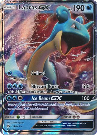 Lapras GX #35 Prices | Pokemon Sun & Moon | Pokemon Cards