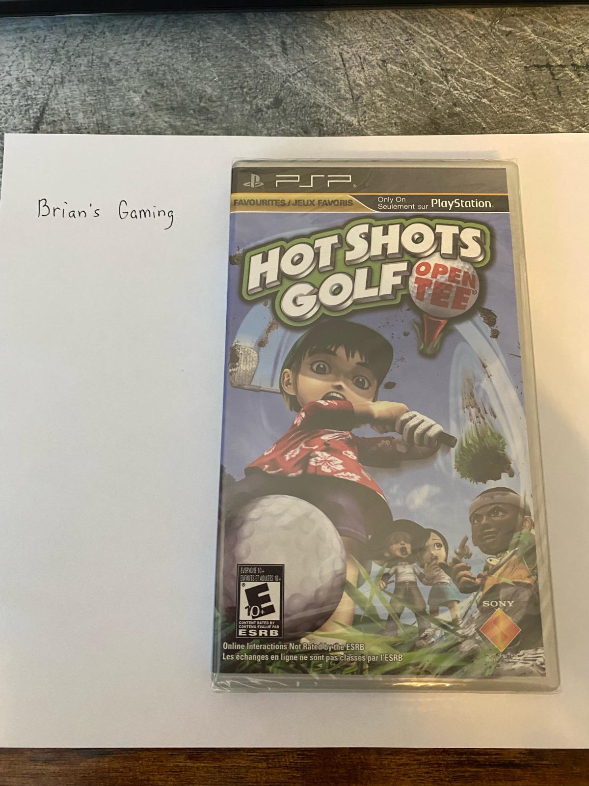 Hot Shots Golf Open Tee | New Item, Box, and Manual | PSP