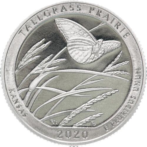 2020 D [TALLGRASS PRAIRIE PRESERVE] America the Beautiful Quarter ...