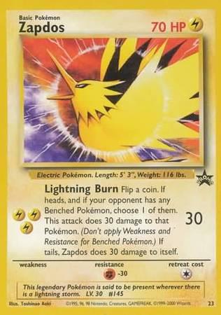 Zapdos #23 Prices | Pokemon Promo | Pokemon Cards
