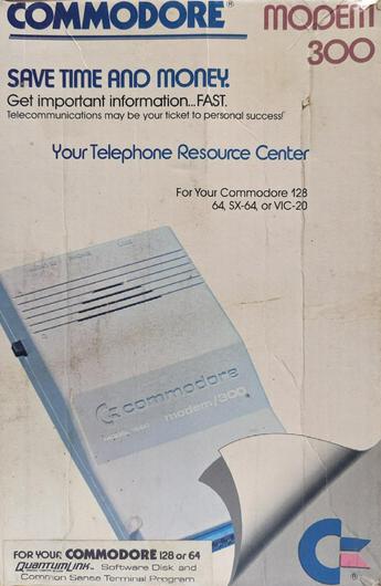 Commodore Modem 300 | Item, Box, and Manual | Commodore 64