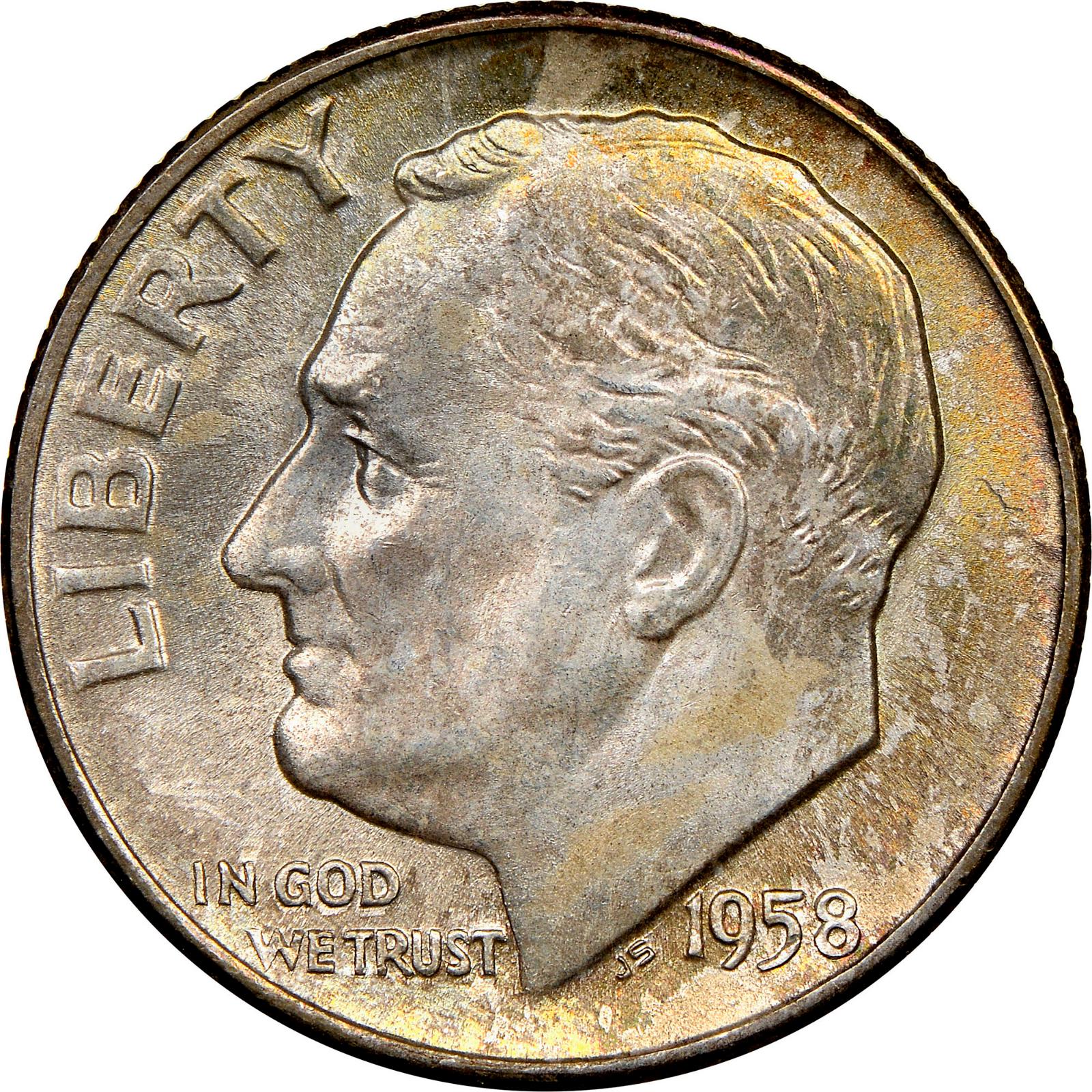 1958 D Roosevelt Dime Prices | Ungraded, NGC, PCGS Values