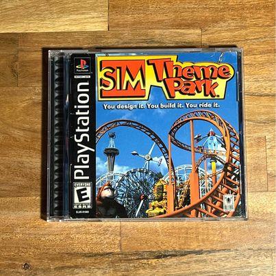 Sim Theme Park | Item, Box, and Manual | Playstation