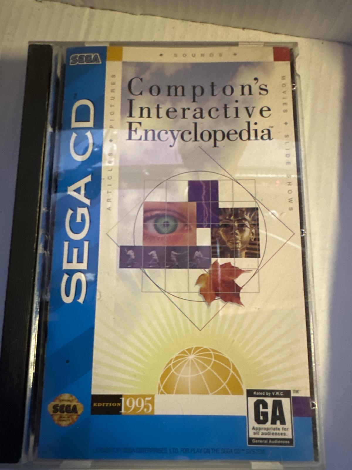 Compton's Interactive Encyclopedia | Item, Box, and Manual | Sega CD