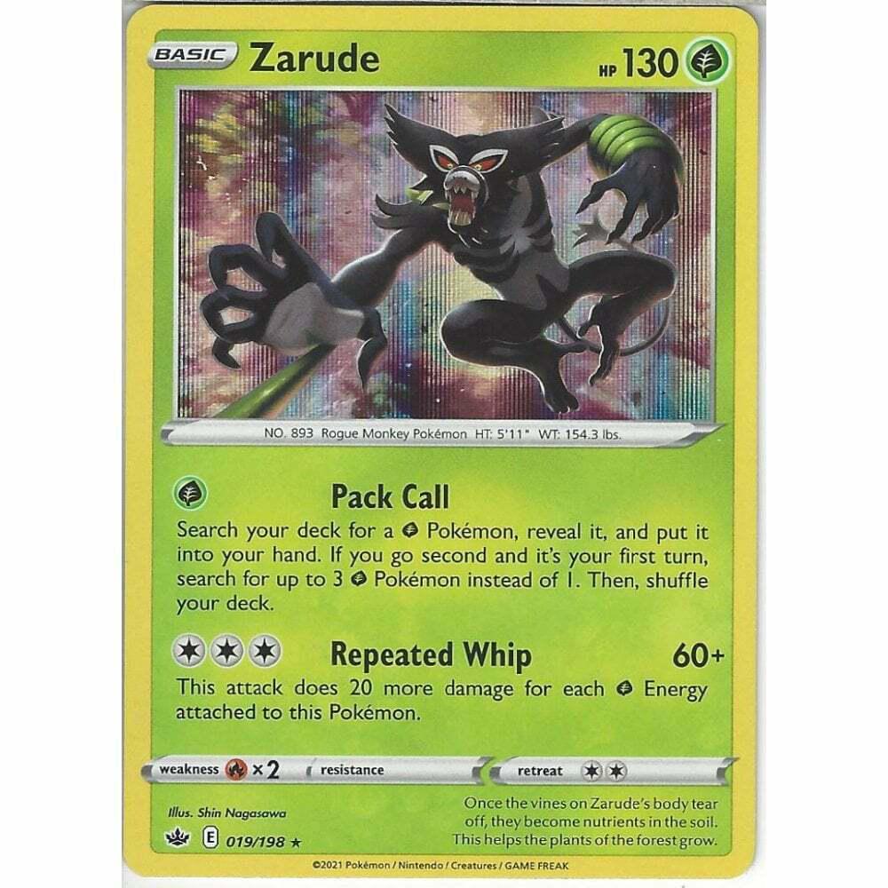 Zarude #19 Prices | Pokemon Chilling Reign | Pokemon Cards
