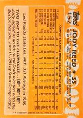 Jody Reed #152 Prices [Rookie] | 1988 Topps | Baseball Cards
