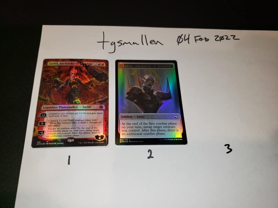 Zariel, Archduke of Avernus [Extended Art Foil] | Ungraded | Magic ...