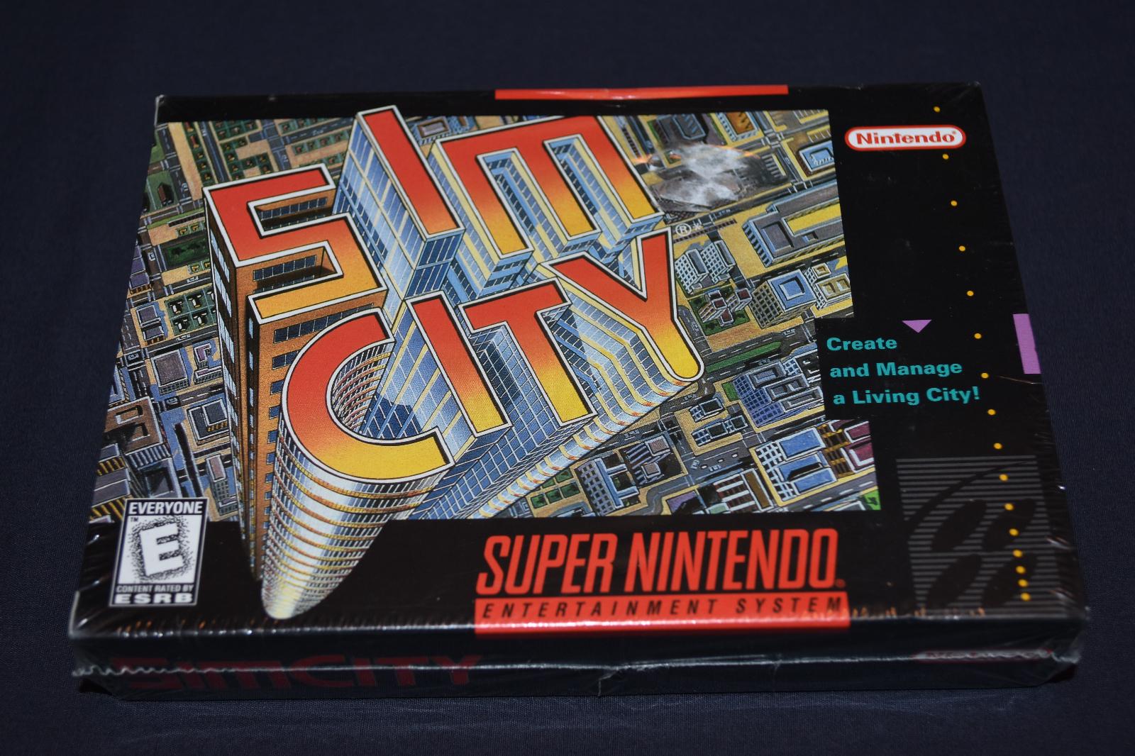 SimCity | New Item, Box, and Manual | Super Nintendo