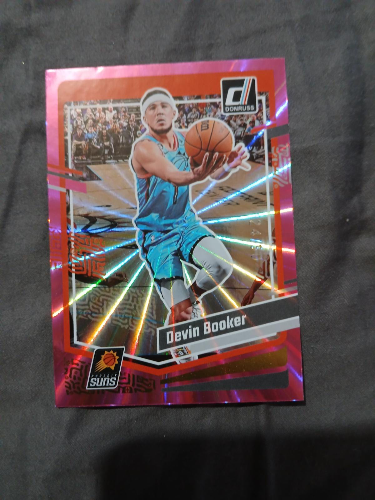 Devin Booker [Pink Laser] | Ungraded | 2023 Panini Donruss