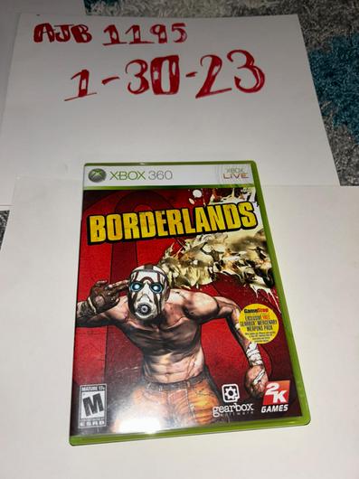 Borderlands | Item, Box, and Manual | Xbox 360