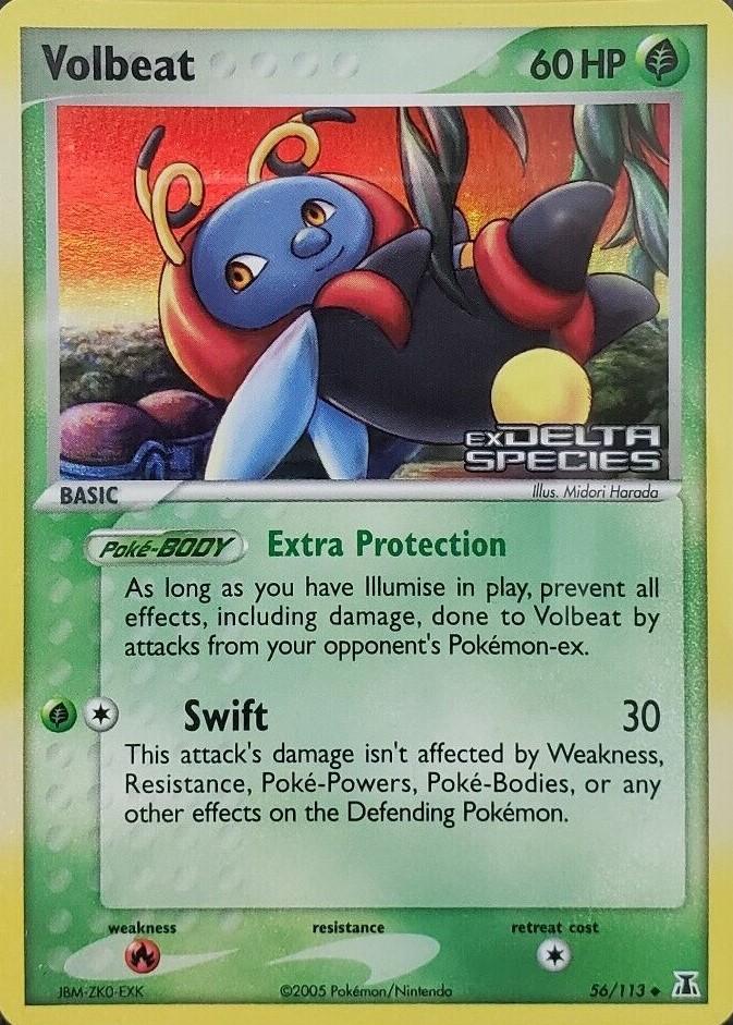Volbeat [Reverse Holo] #56 Prices | Pokemon Delta Species | Pokemon Cards