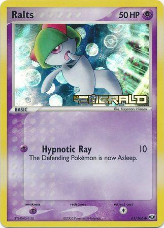 Ralts [Reverse Holo] #61 Prices | Pokemon Emerald | Pokemon Cards