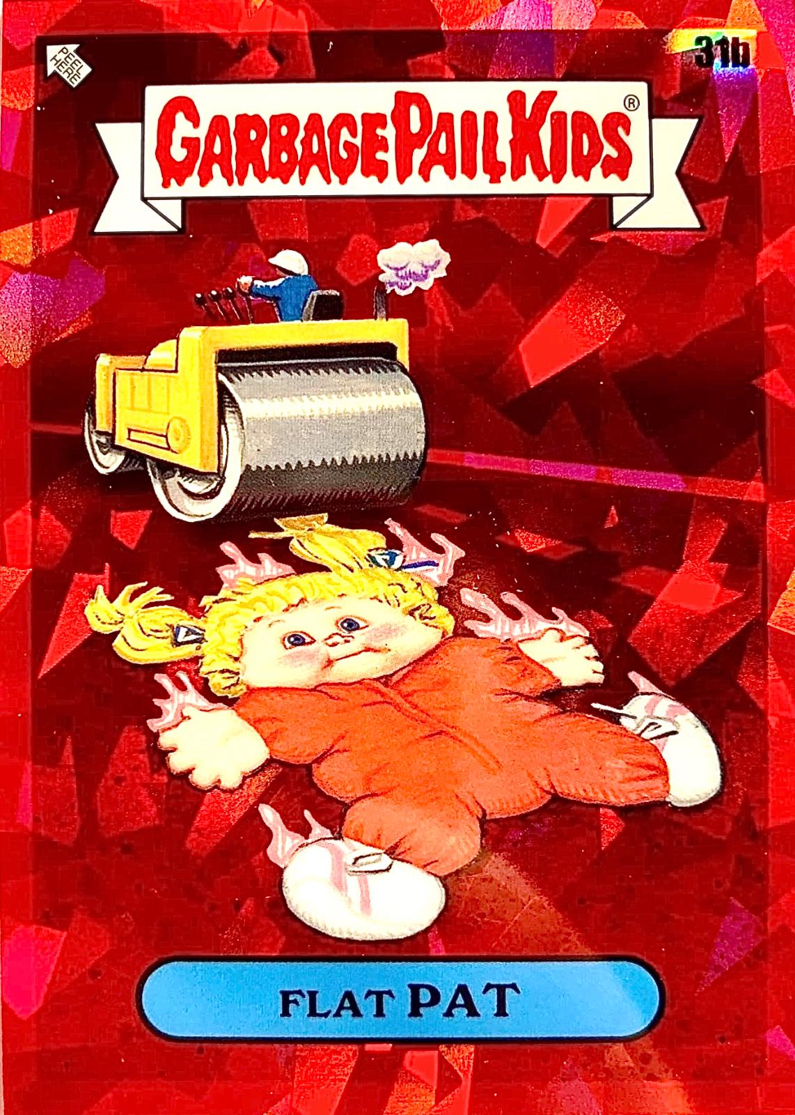 Flat PAT [Red] #31b Prices | Garbage Pail Kids 2020 Sapphire | GPK Cards