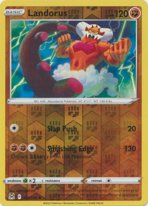 Landorus [Reverse Holo] #105 Prices | Pokemon Lost Origin | Pokemon Cards