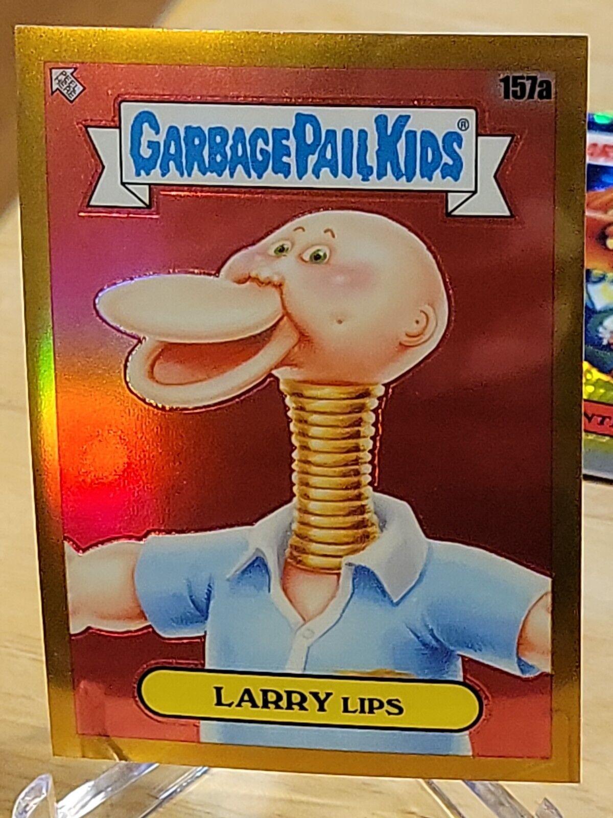 LARRY LIPS [Gold] #157a Prices | 2021 Garbage Pail Kids Chrome | GPK Cards