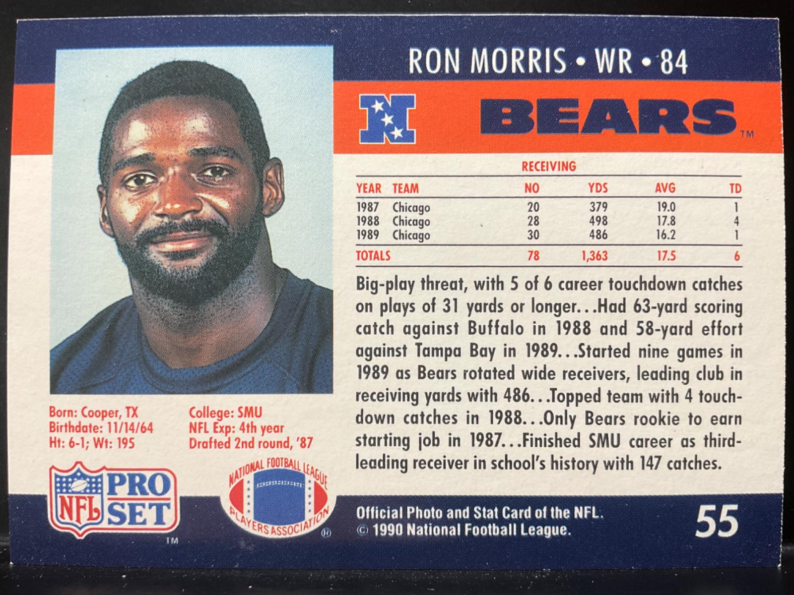 Ron Morris #55 Prices | 1990 Pro Set | Football Cards
