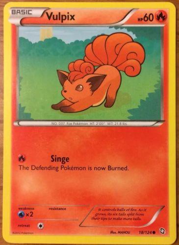 Vulpix #18 Prices | Pokemon Dragons Exalted | Pokemon Cards