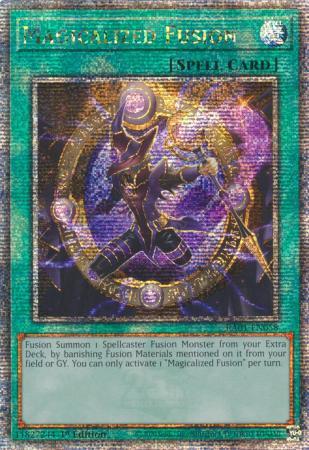 Magicalized Fusion [Quarter Century Secret Rare] RA01-EN058 Prijzen | YuGiOh 25th Anniversary ...