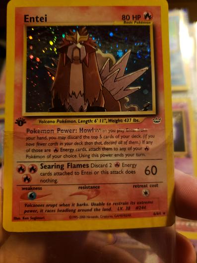 Entei [1st Edition] | Ungraded | Pokemon Neo Revelation