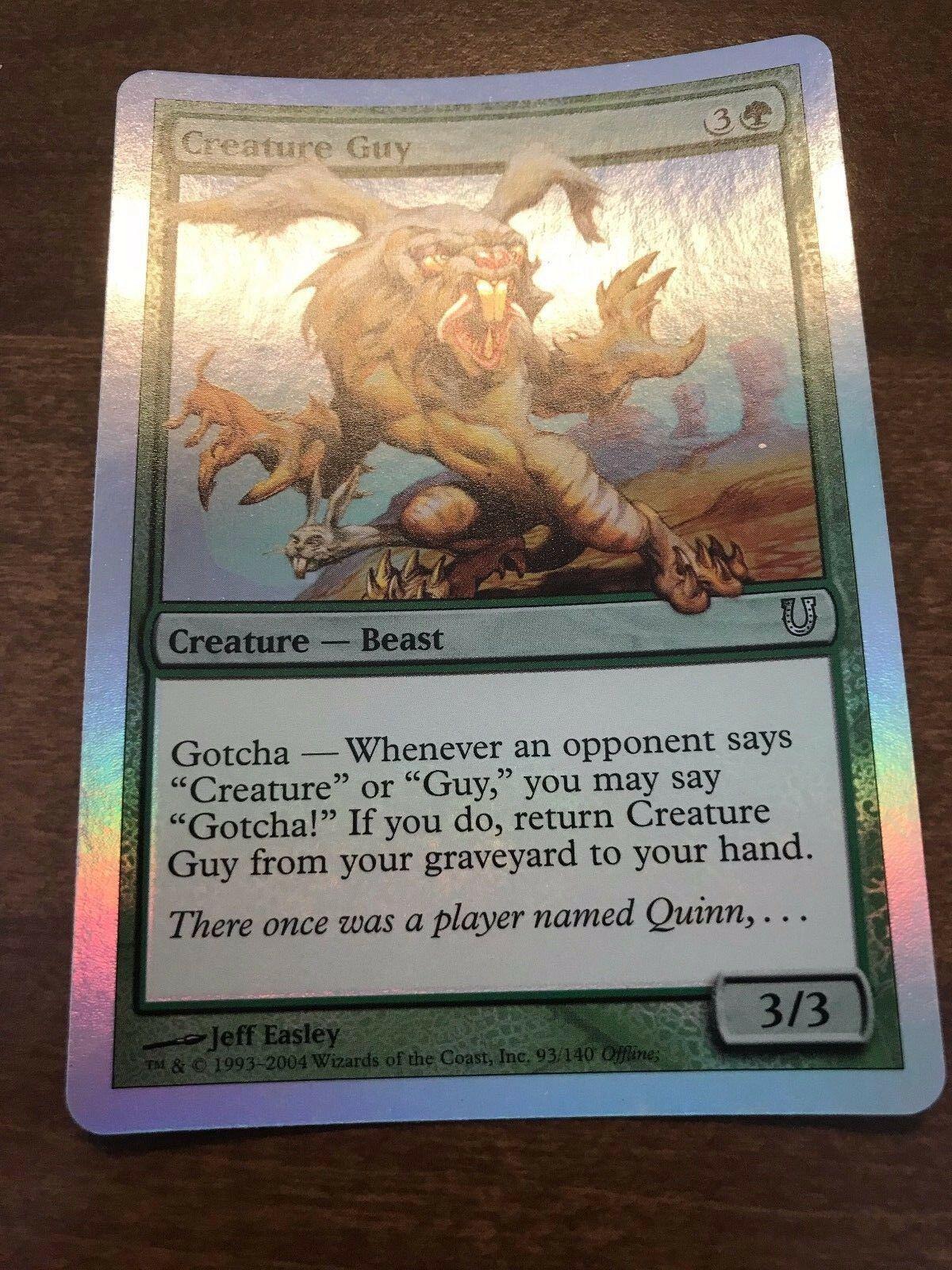 Creature Guy [Foil] Prices | Magic Unhinged | Magic Cards