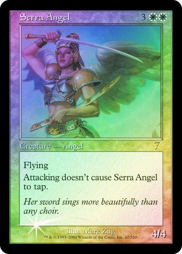 Serra Angel [Foil] #42 Prices | Magic 7th Edition | Magic Cards