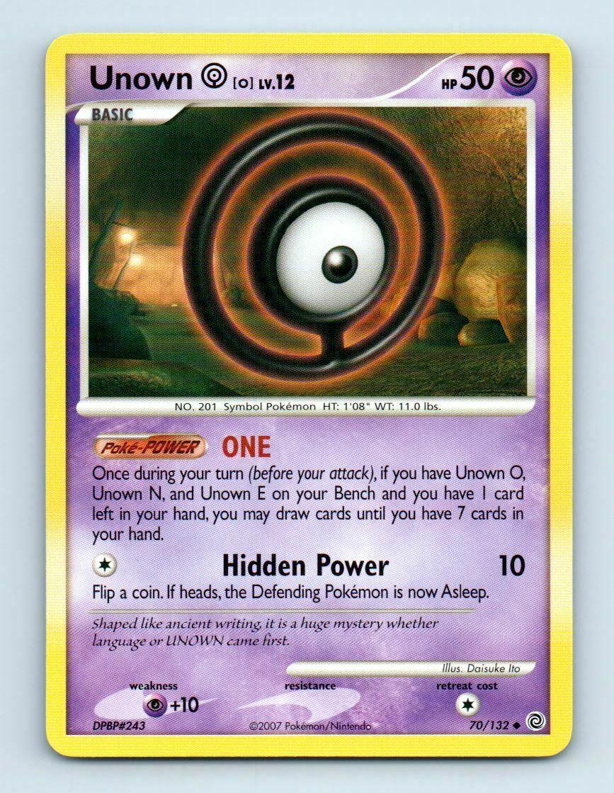 Unown O #70 Prices | Pokemon Secret Wonders | Pokemon Cards