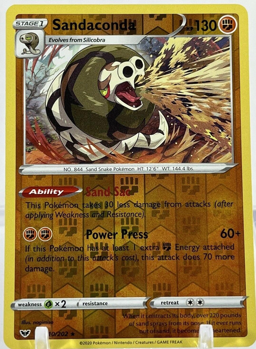 Sandaconda [Reverse Holo] #110 Prices | Pokemon Sword & Shield ...