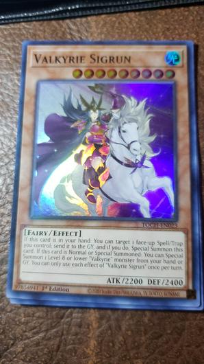 Valkyrie Sigrun [1st Edition] | Ungraded | YuGiOh Toon Chaos