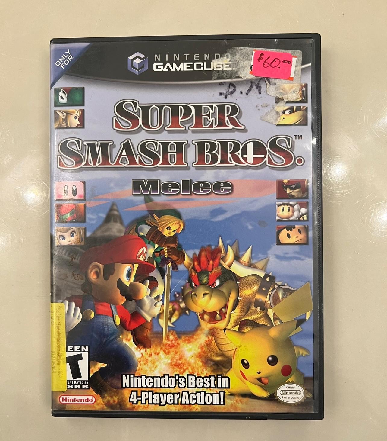 Super Smash Bros. Melee | Item, Box, and Manual | Gamecube