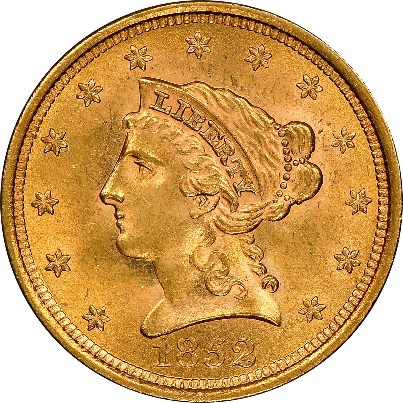 1852 Liberty Head Quarter Eagle Prices | Ungraded, NGC, PCGS Values